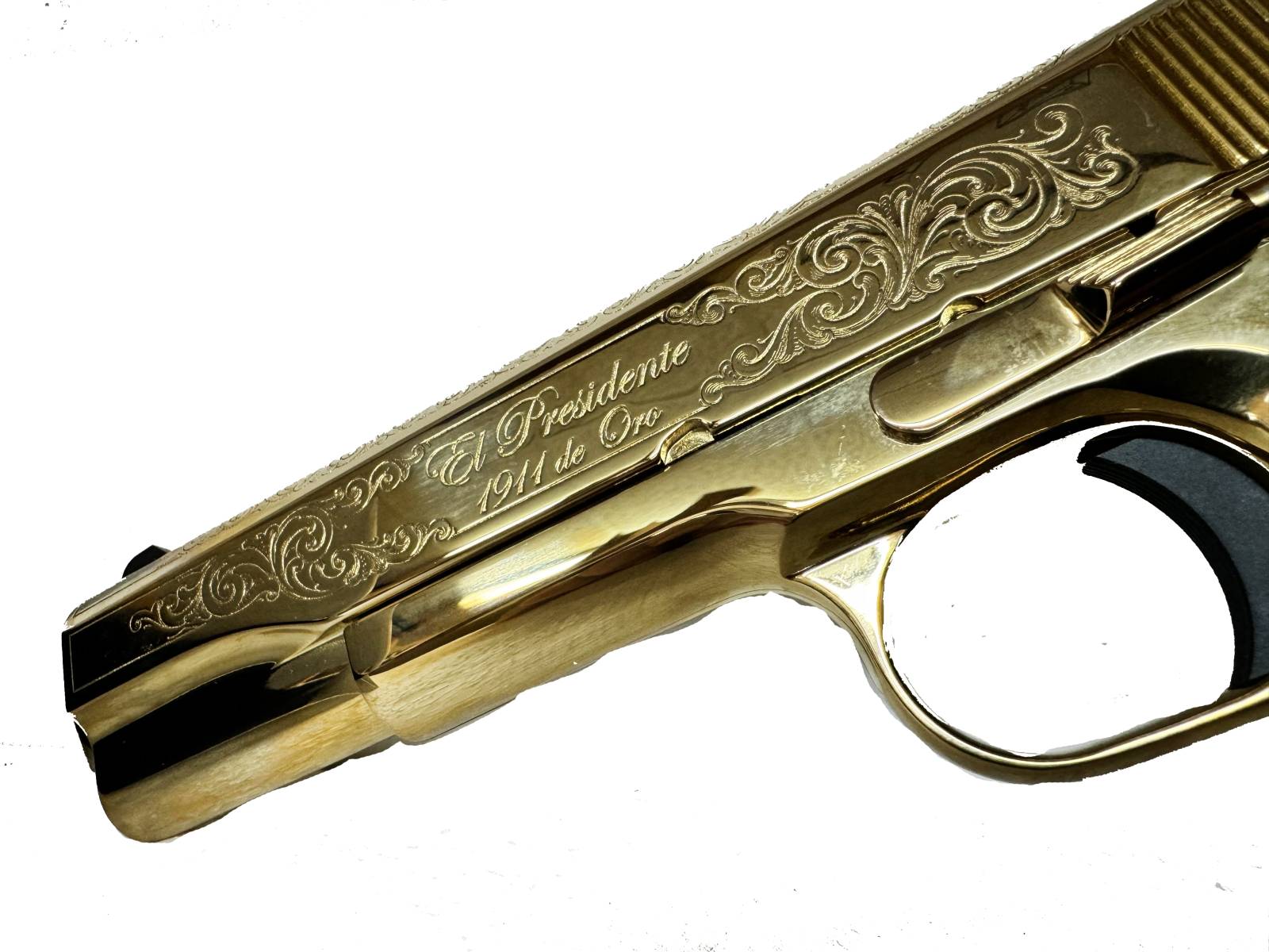 Colt 1911 El Presidente de Oro .38 Super - 5" Barrel - 9 Rounds - High ...
